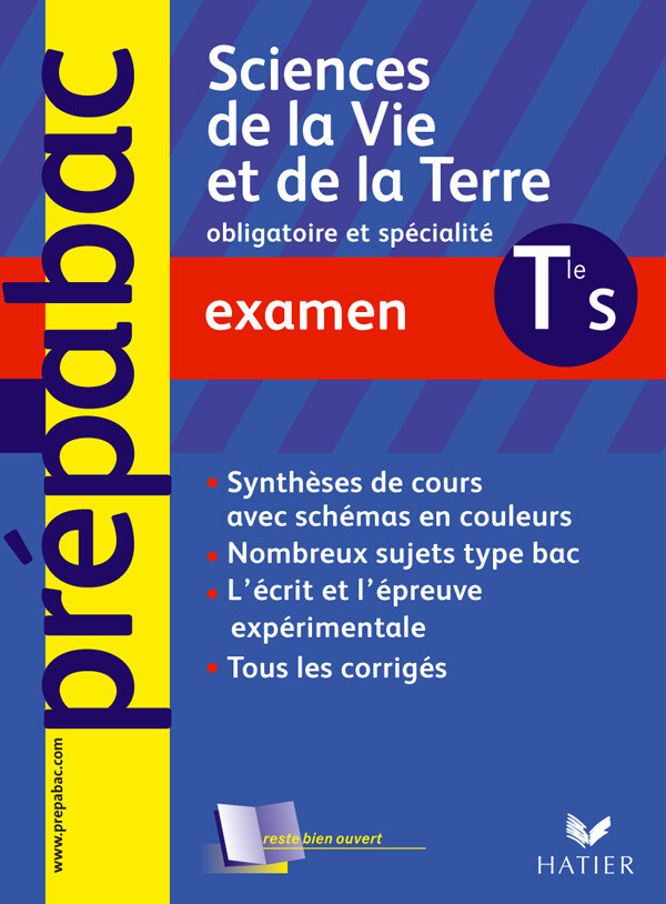 Prépabac Examen, Sciences de la Vie et de la Terre Tle S obligatoire et spécialité - - Jean ...