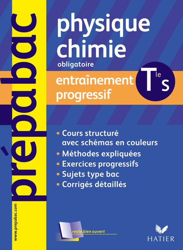 Prépabac Entraînement progressif, Physique-Chimie Tle S, obligatoire - - Jacques Royer (EAN13 ...